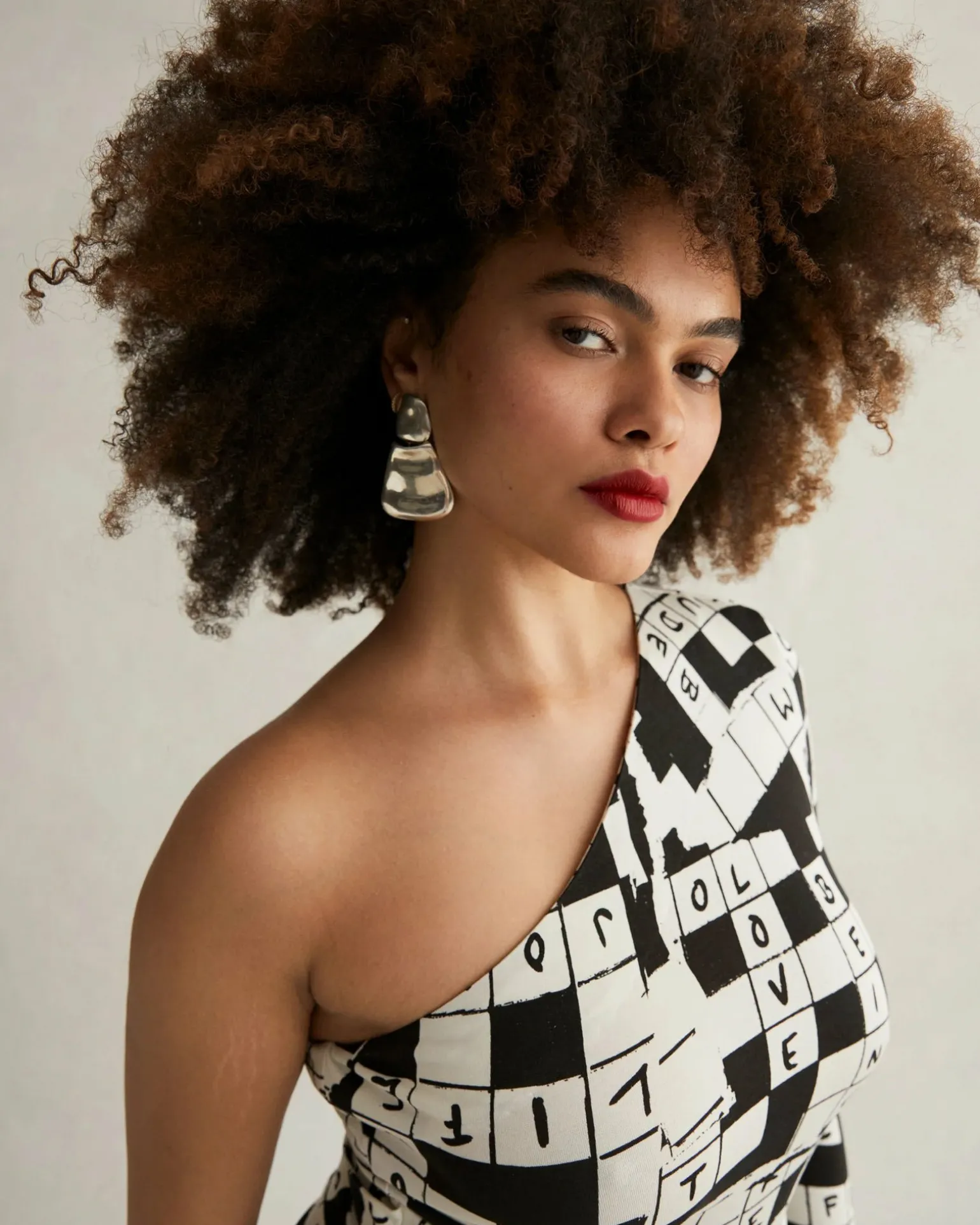 Coco Silk Jersey Dress In Dvf 50Th Crossword Ivory - Diane Von Furstenberg